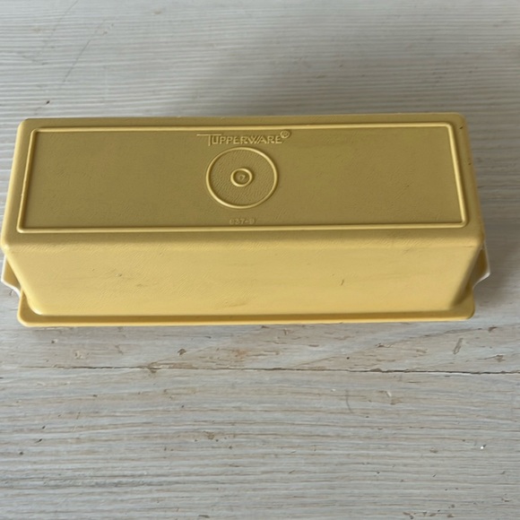 Tupperware | Kitchen | Vintage 97s Tupperware Butter Dish Mustard ...